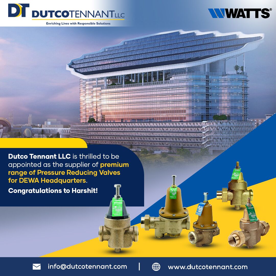 Supplying Pressure Reducing Valve | DEWA HQ Project