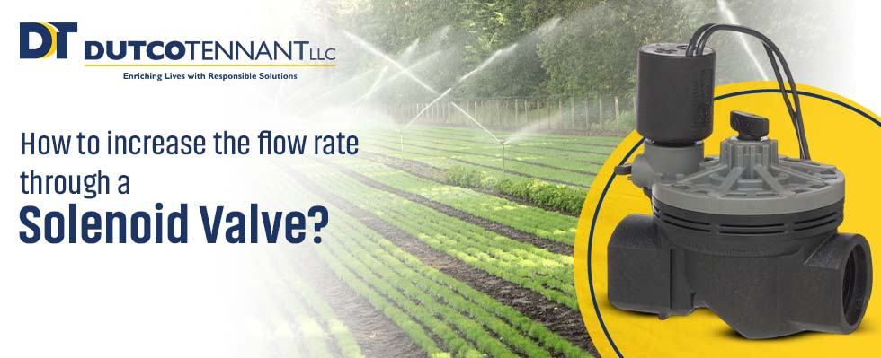 Solenoid Valve Flow Rate Control in Landscaping