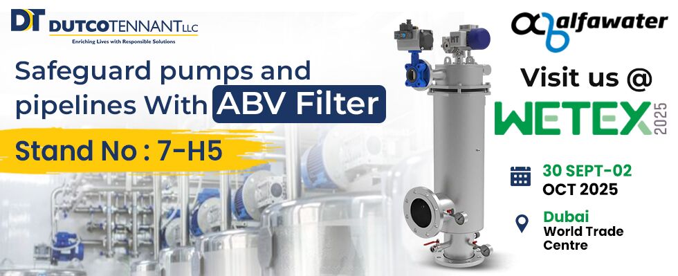 Alfa Water ABV Filter at WETEX 2025 | Stand 7-H5