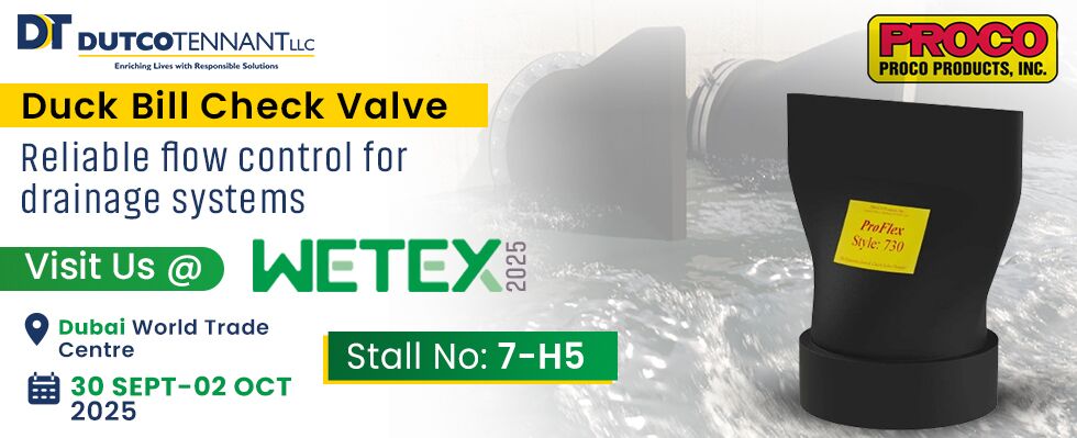 Proco 730 Rubber Duckbill Check Valves | WETEX 2025