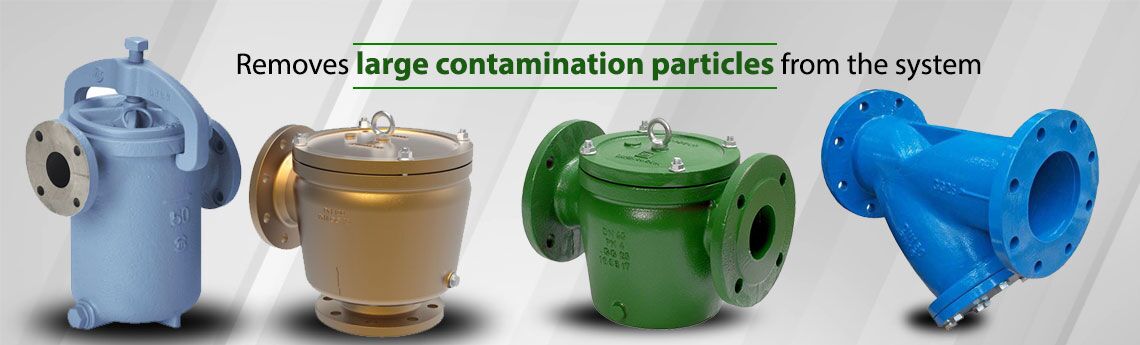 Strainers and mud box l Prevent impurities l Dutco Tennant