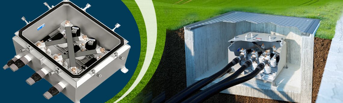 Curtail down sheath currents by using cable earthing link boxes