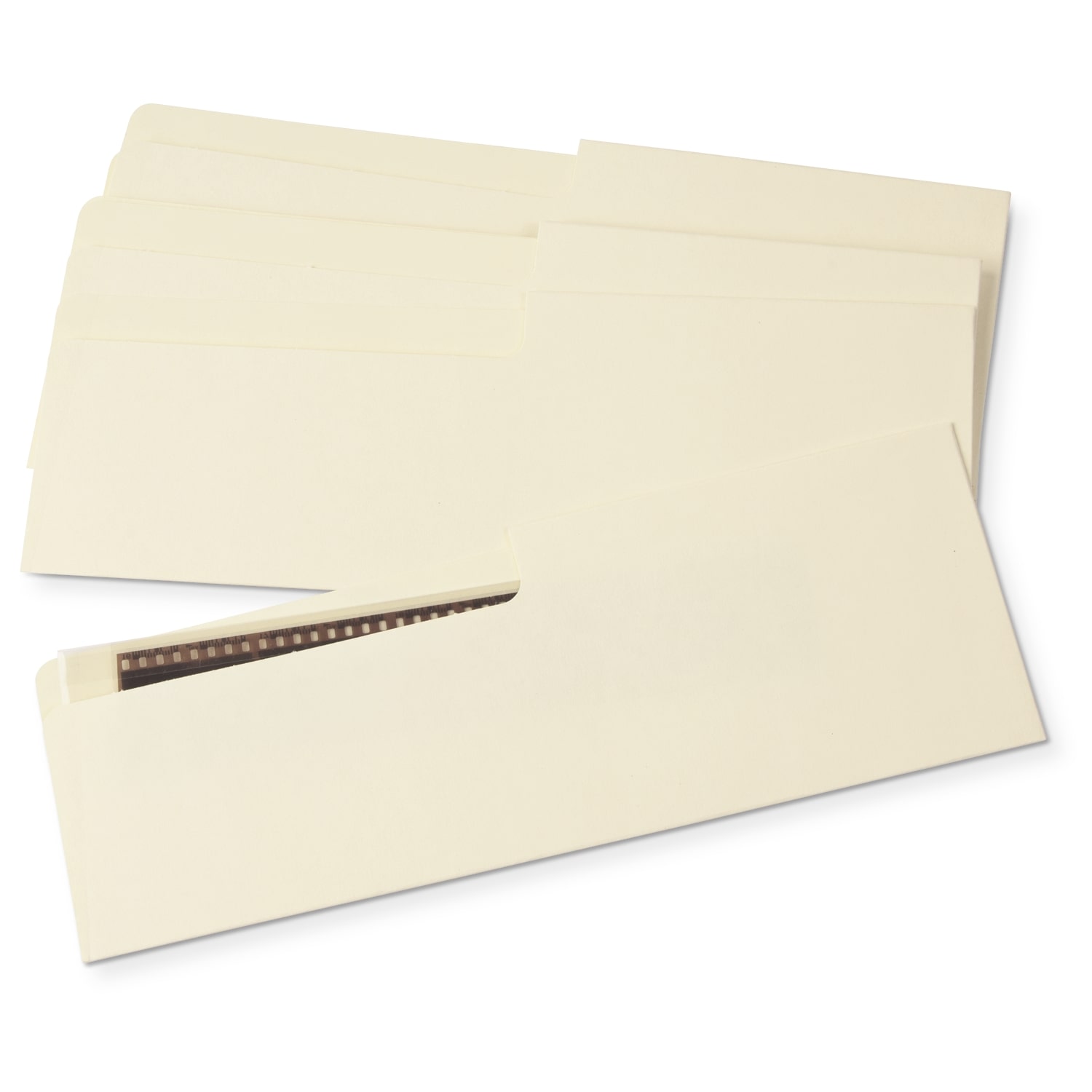 Buffered Text Negative Strip Envelopes can hold negative filmstrip
